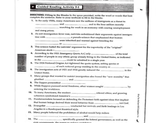 USH Guided Reading 7 | PPT