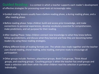 Guided reading literacy | PPT