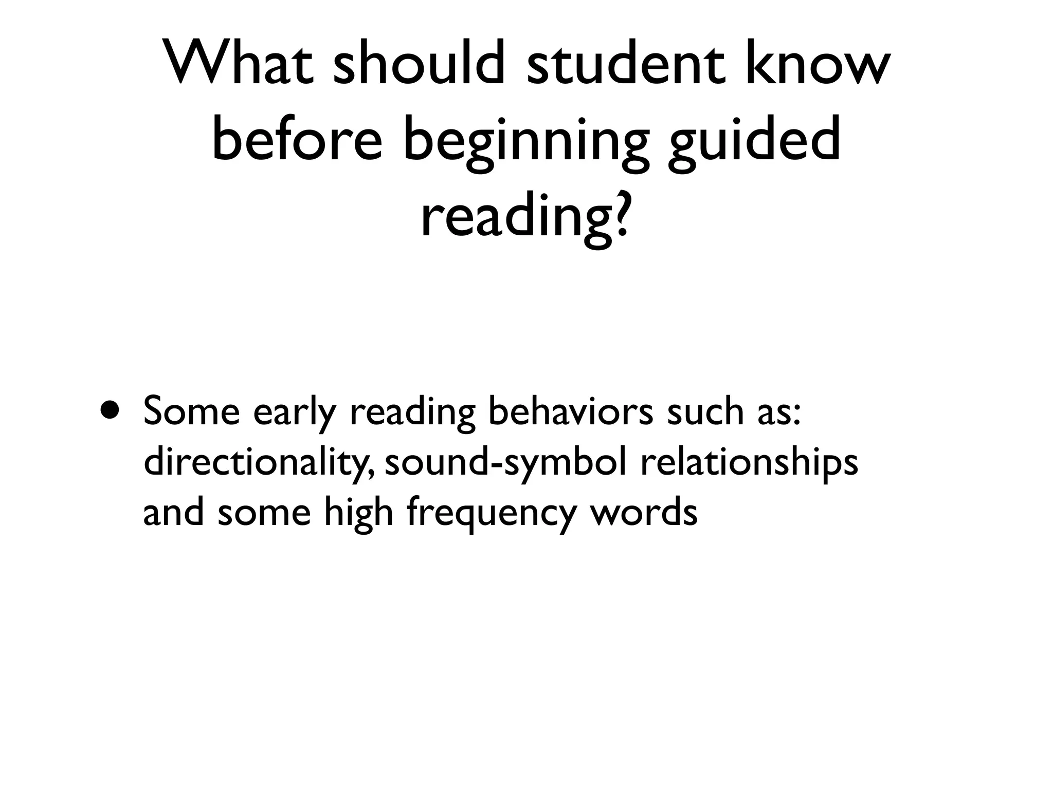 Guided reading ppt | KEY