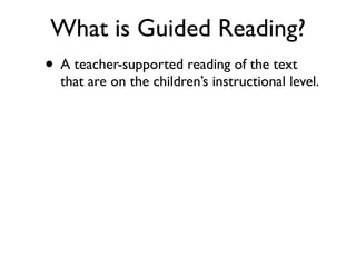 Guided reading ppt | KEY