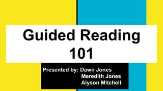 Guided reading ppt | PPTX