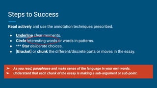 Guided rhetorical analysis of 2008 q2 prompt | PPT