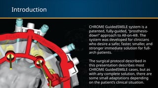 GuidedSMILE NobelBiocare Surgical Protocols | PPTX