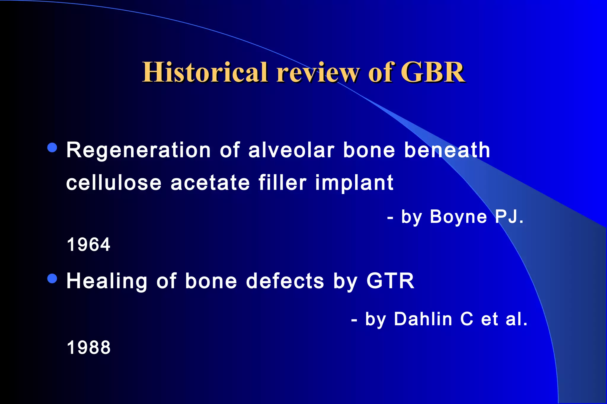 Guided tissue regeneration in endodontics | PPT