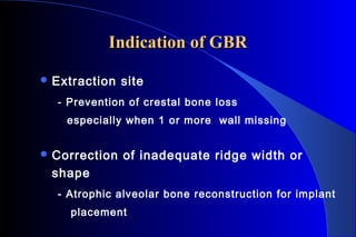 Guided tissue regeneration | PPT