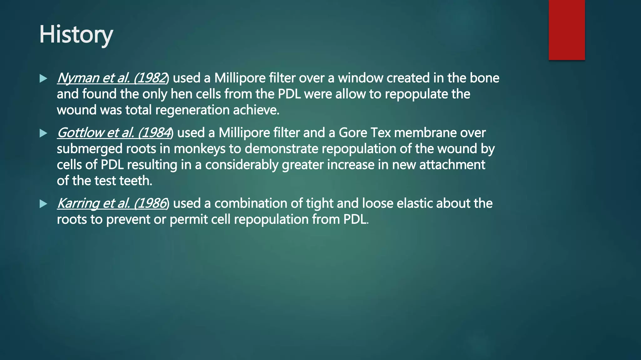 Guided tissue regeneration | PPTX