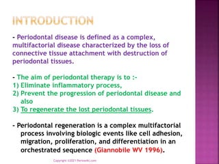 Guided tissue regeneration | PPTX