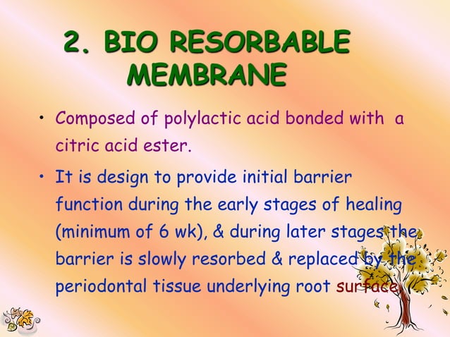 Guided tissue regeneration | PPTX