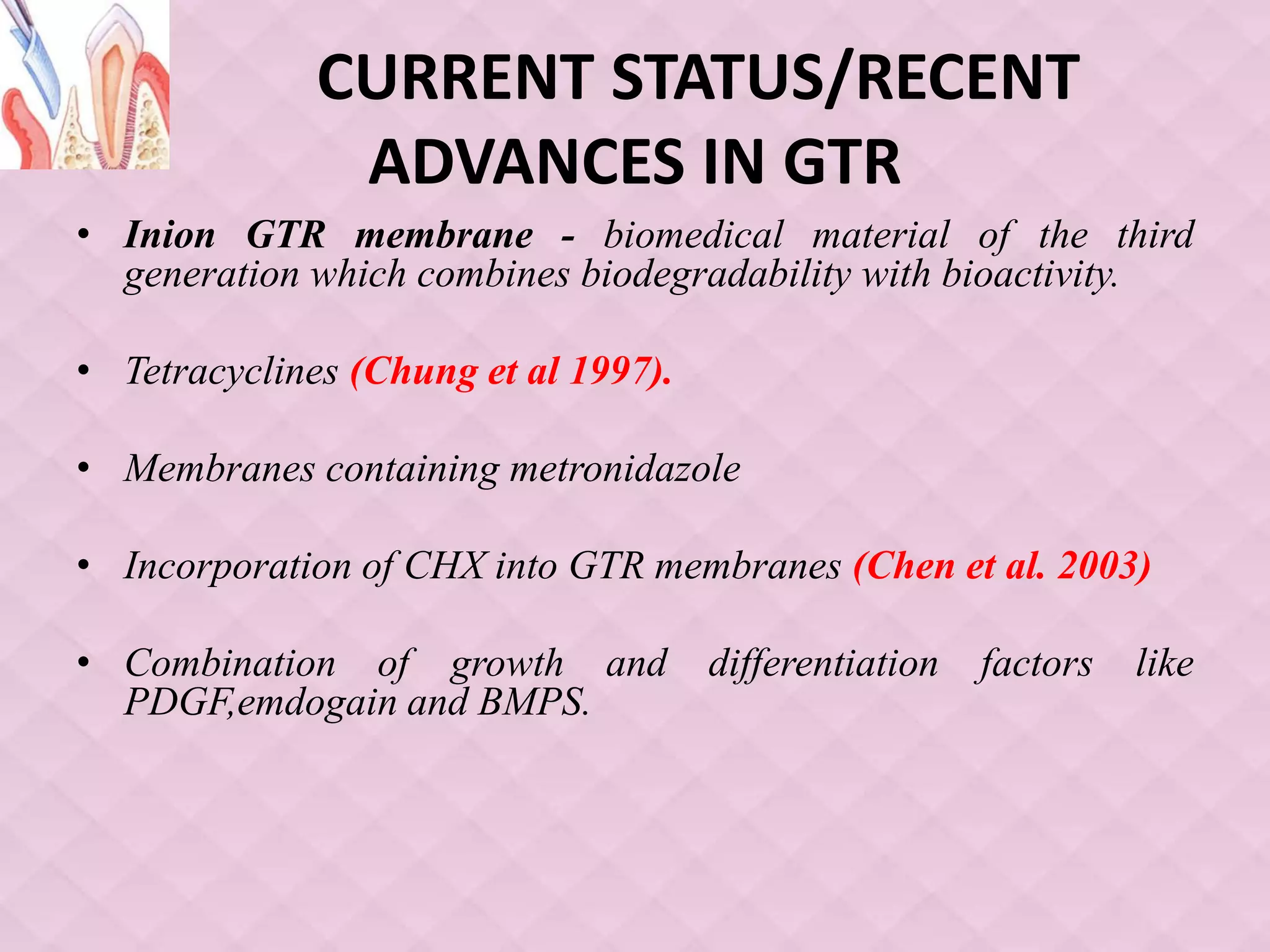 "GUIDED TISSUE REGENERATION" | PPTX