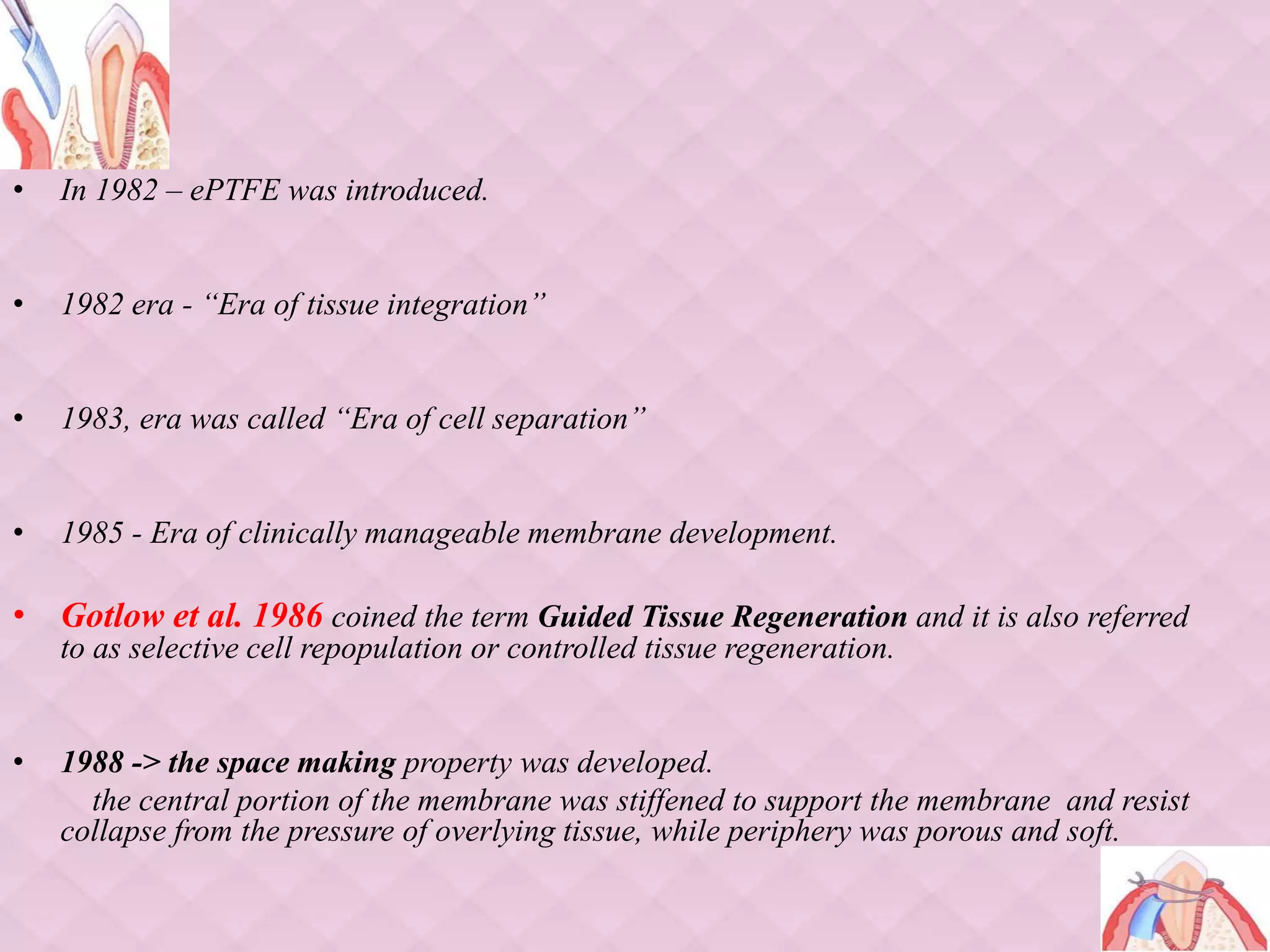 "GUIDED TISSUE REGENERATION" | PPTX