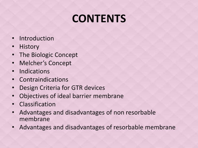 "GUIDED TISSUE REGENERATION" | PPTX | Dental Health | Diseases and Conditions