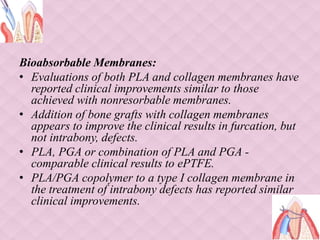 "GUIDED TISSUE REGENERATION" | PPTX