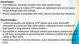 Guided Transmission Media in Computer Networks | PPTX