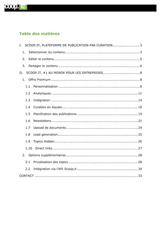 Guide d'utilisation Scoop.it