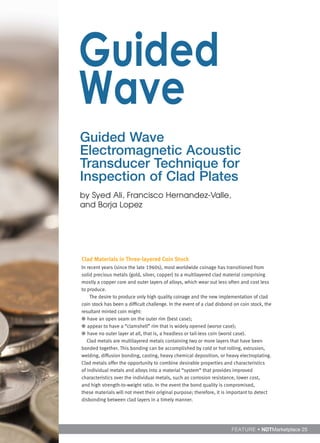 Guided Wave EMAT Technique for Clad Plates | PDF