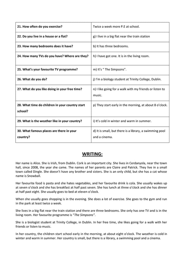 Guided writing | PDF