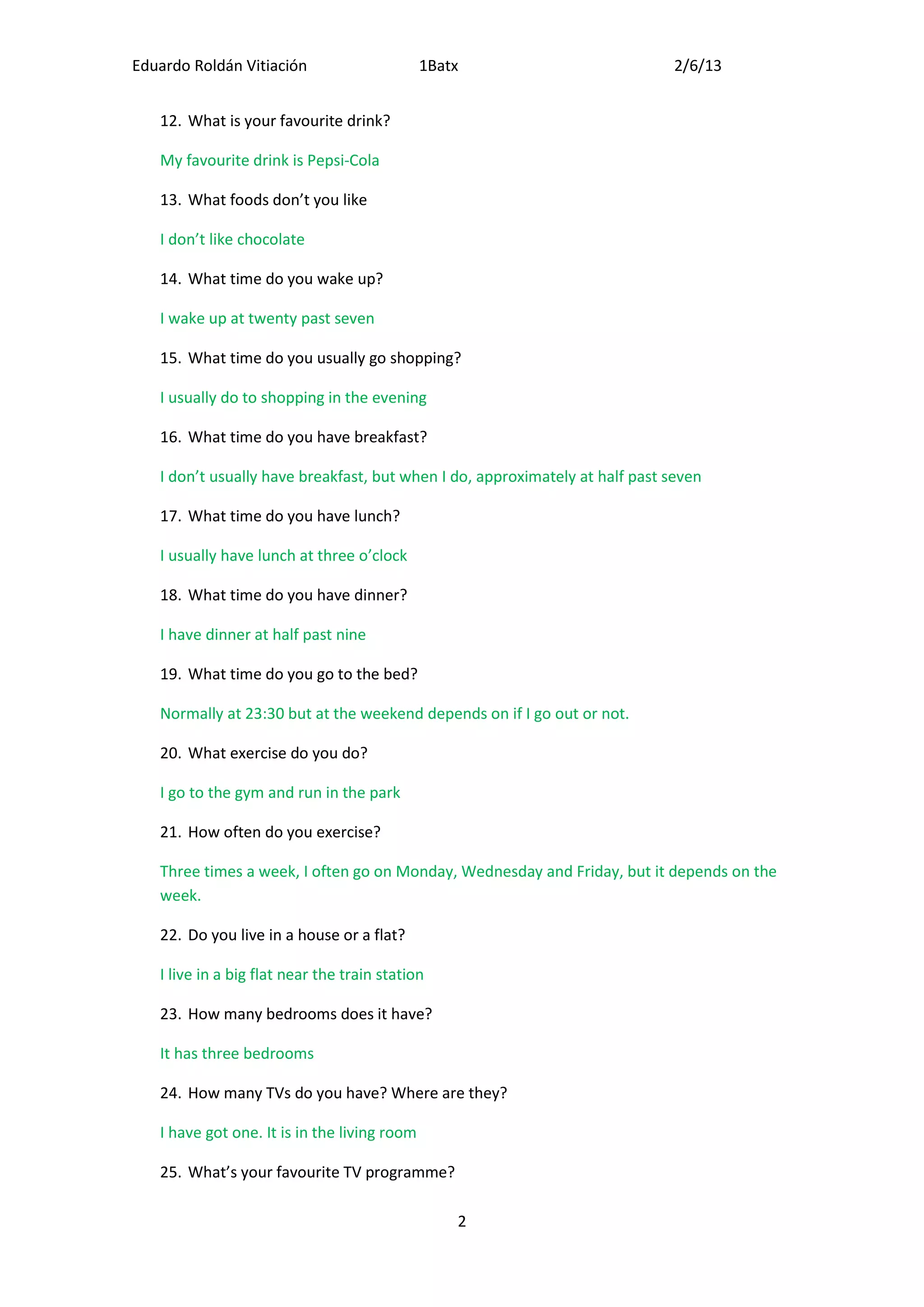 Guided writting corregido | DOCX | Television | Entertainment