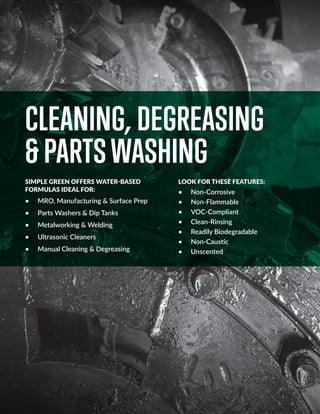 Industrial Cleaning: MRO: Maintenance, Repair and Operations | PDF