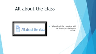 Guide english course | PPT