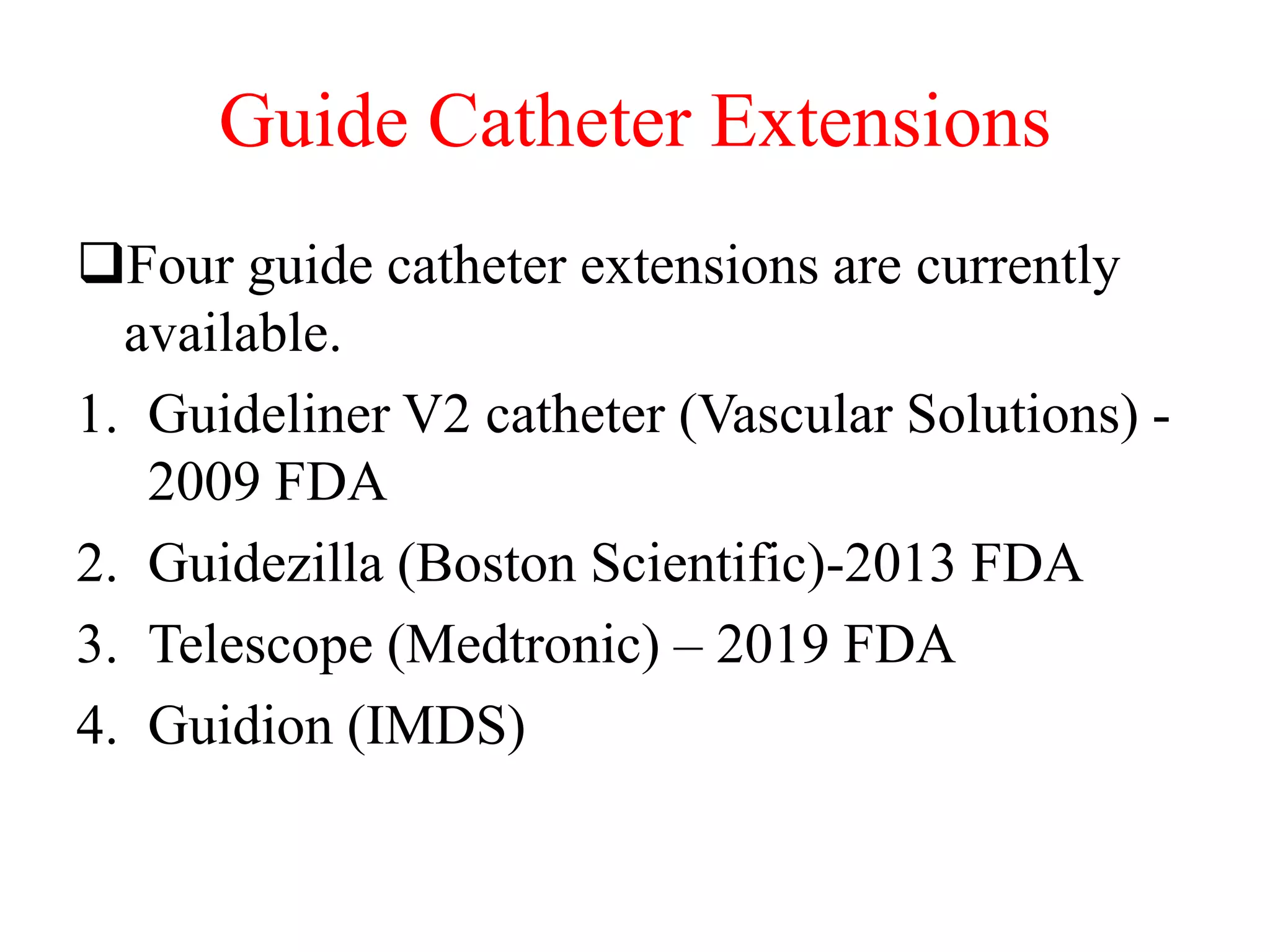 Guide Extension Catheter | PPTX