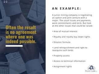 Five negotiation tips for mining companies | PDF