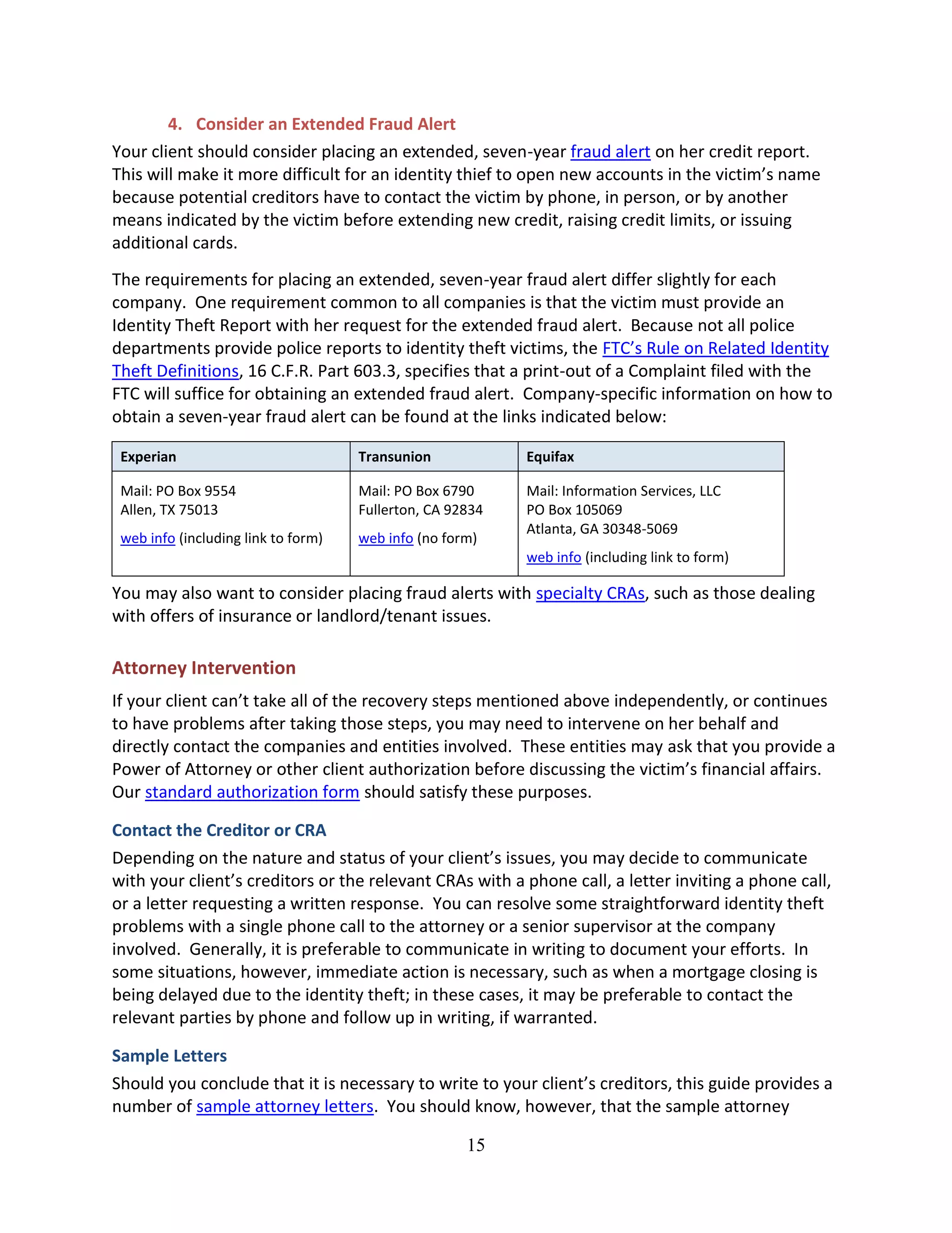 Guide for Assisting Identity Theft Victims | PDF