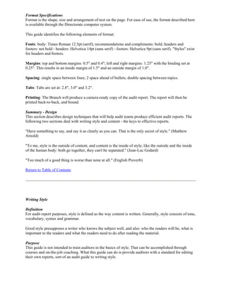 Guide for audit, report writing etc.doc