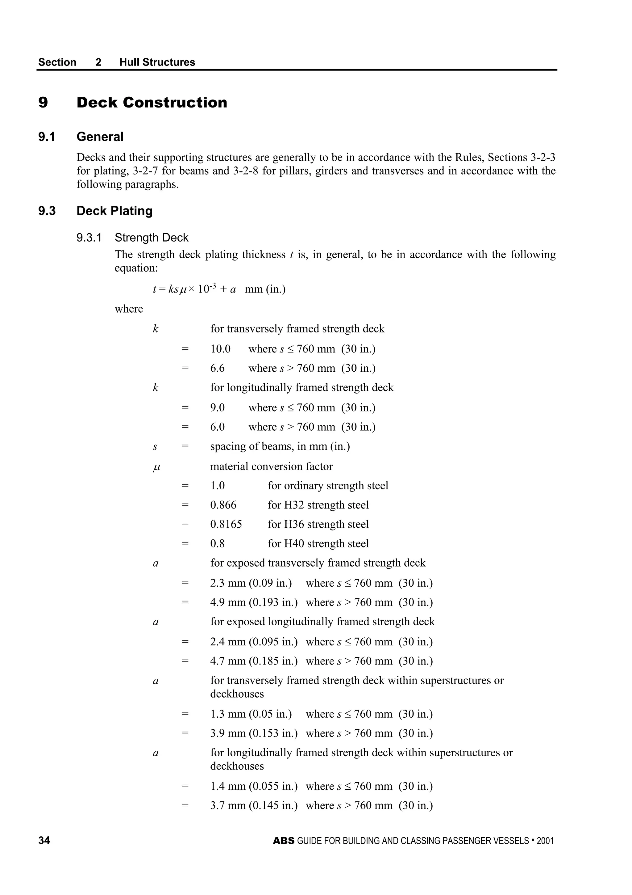 GUIDE FOR BUILDING AND CLASSING PASSENGER VESSELS 2009.pdf | Free Download