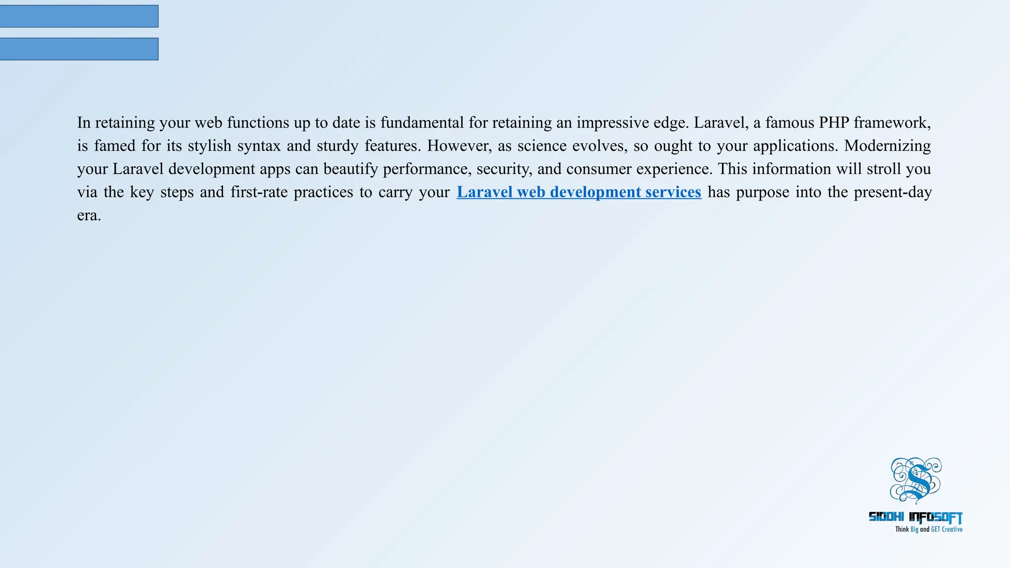 Guide for Businesses to Modernize Their Laravel Apps - Siddhi Infosoft.pptx