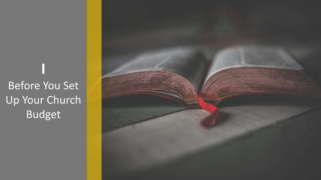 Guide for creating a church budget | PPT