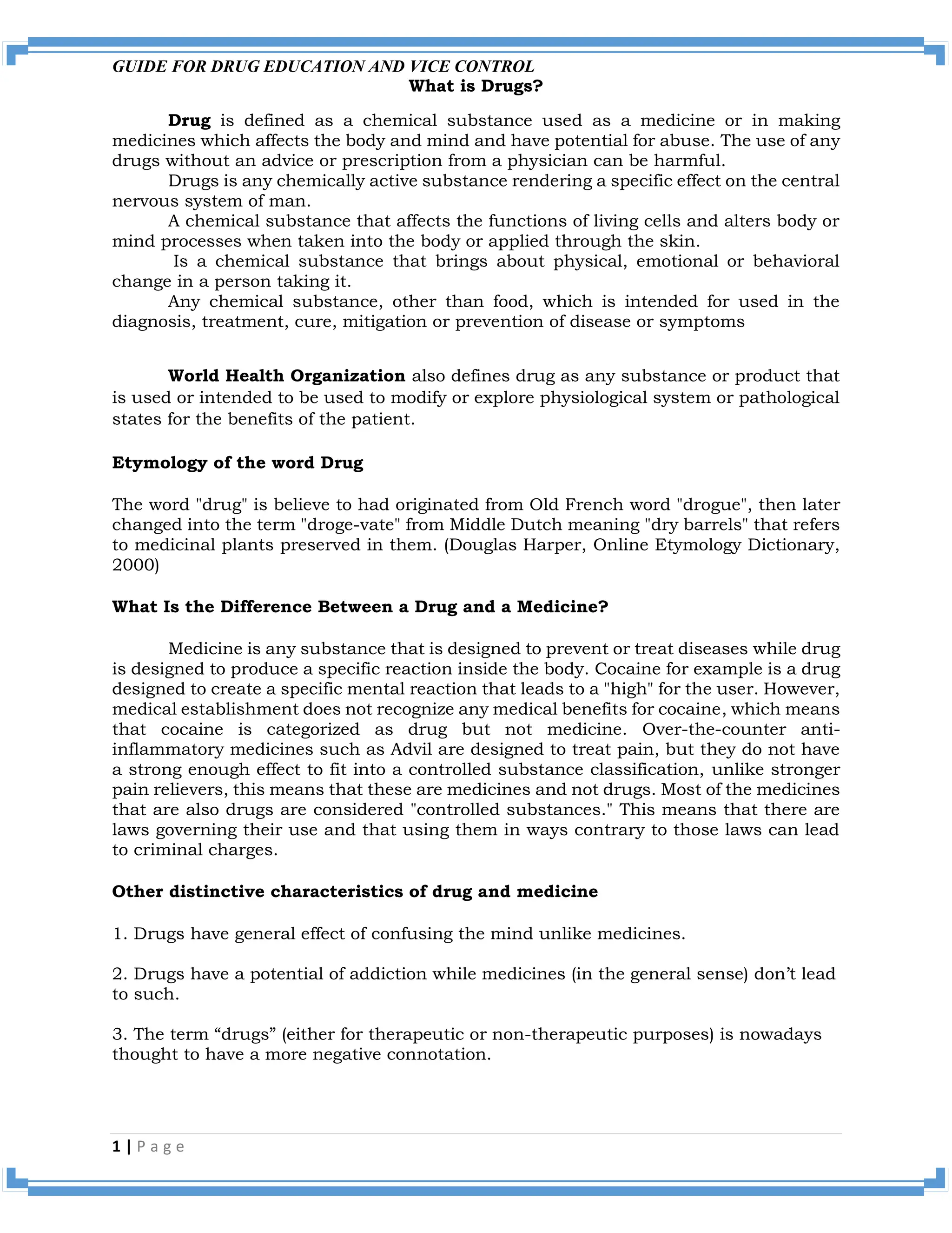 Guide for Drug Education and Vice Control.docx