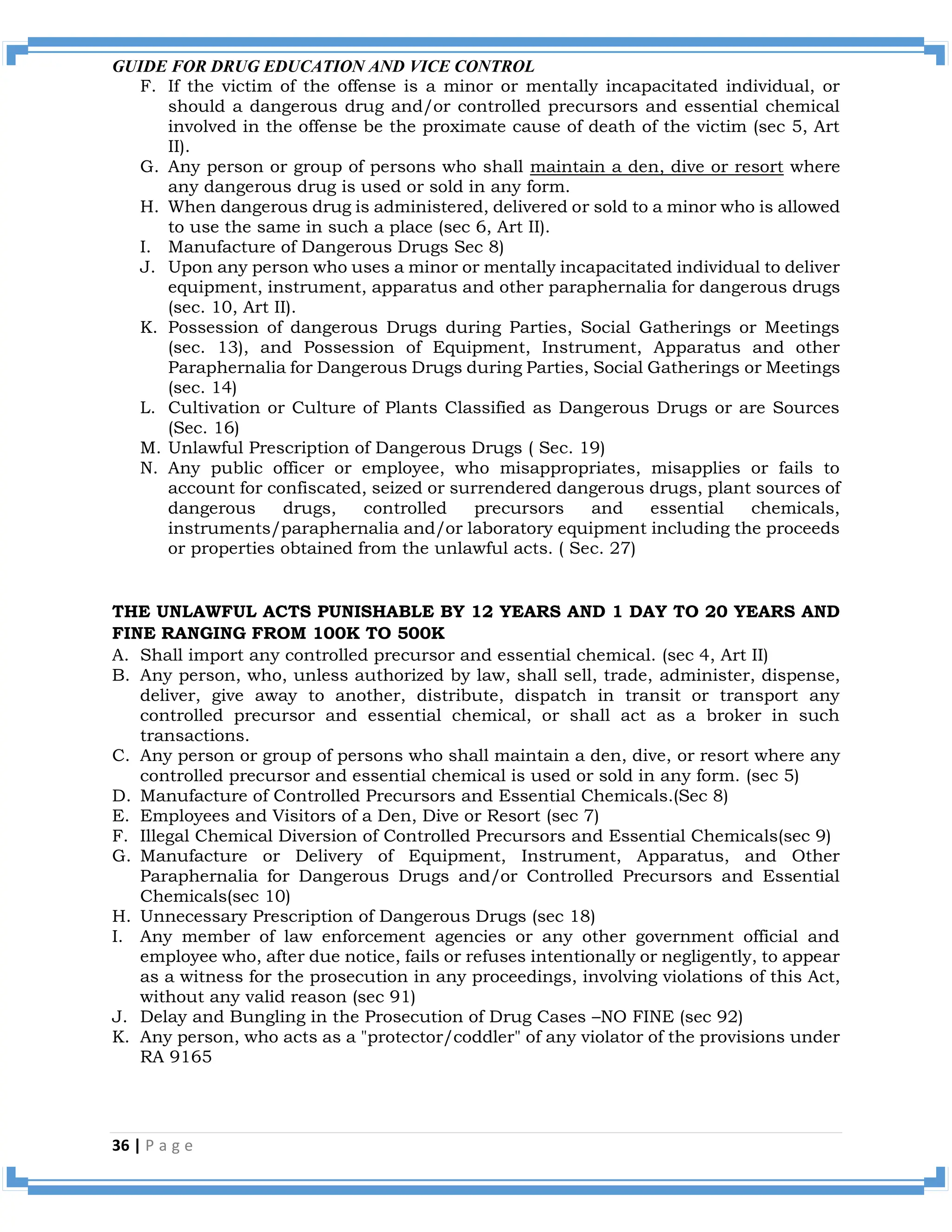 Guide for Drug Education and Vice Control.docx