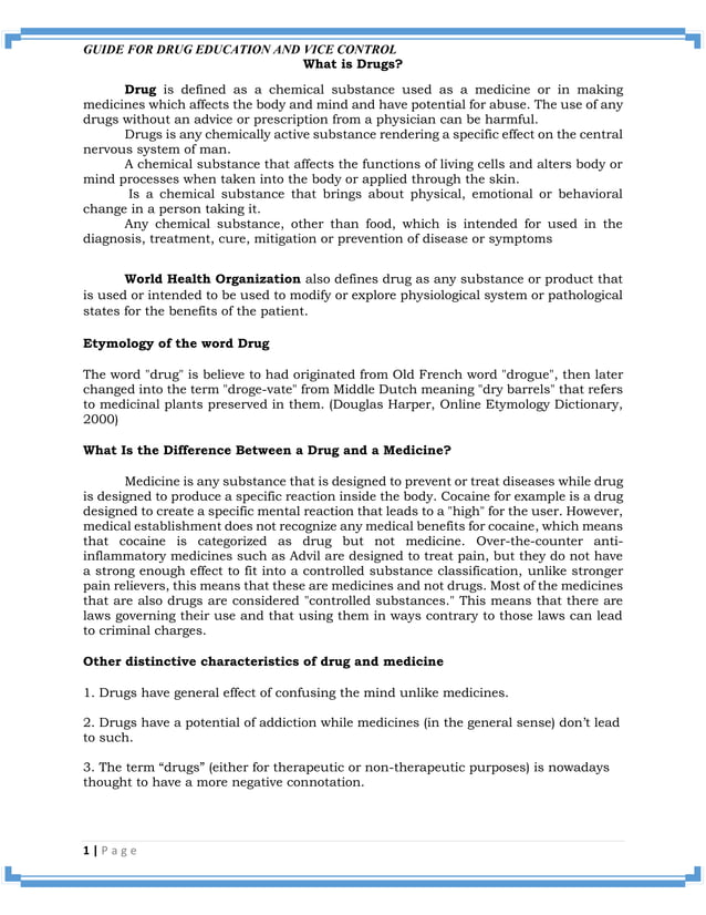 Guide for Drug Education and Vice Control.docx