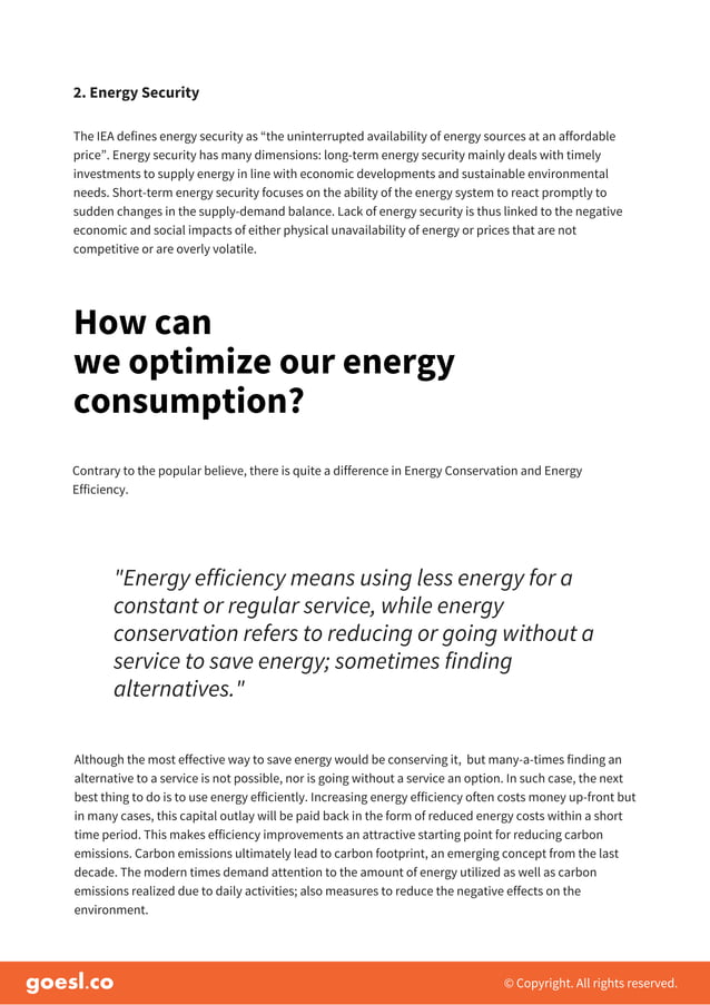 Guide for energy saving | PDF