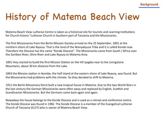 Guide for marketing Matema Beach View | PDF