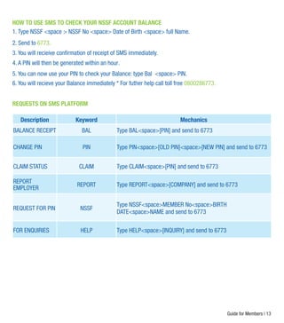 Guide For Members: All About NSSF | PDF