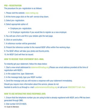 Guide For Members: All About NSSF | PDF