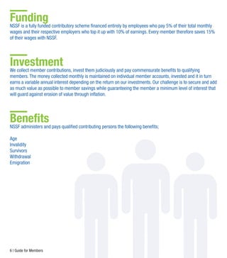 Guide For Members: All About NSSF | PDF