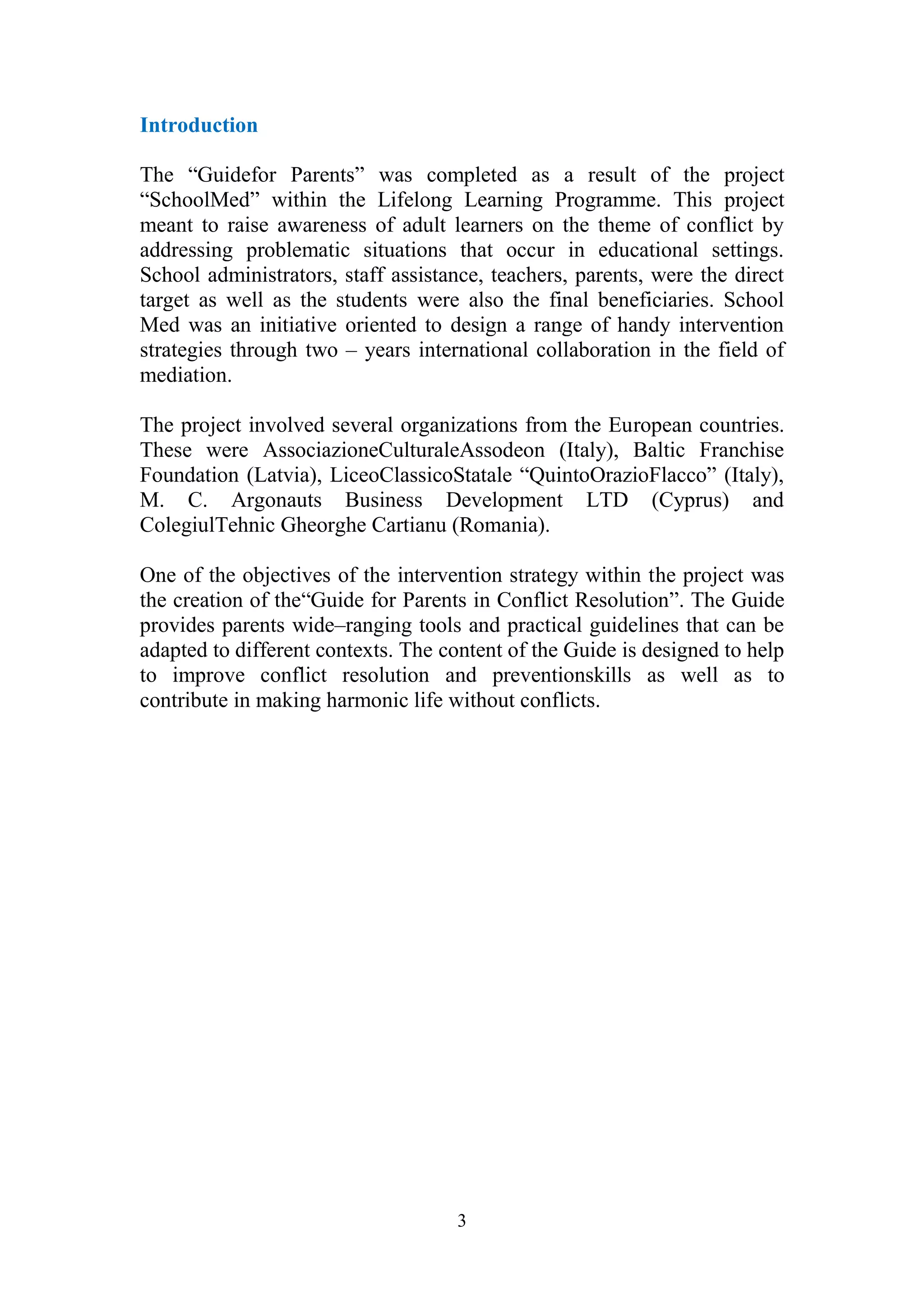 Guide for parents f | PDF