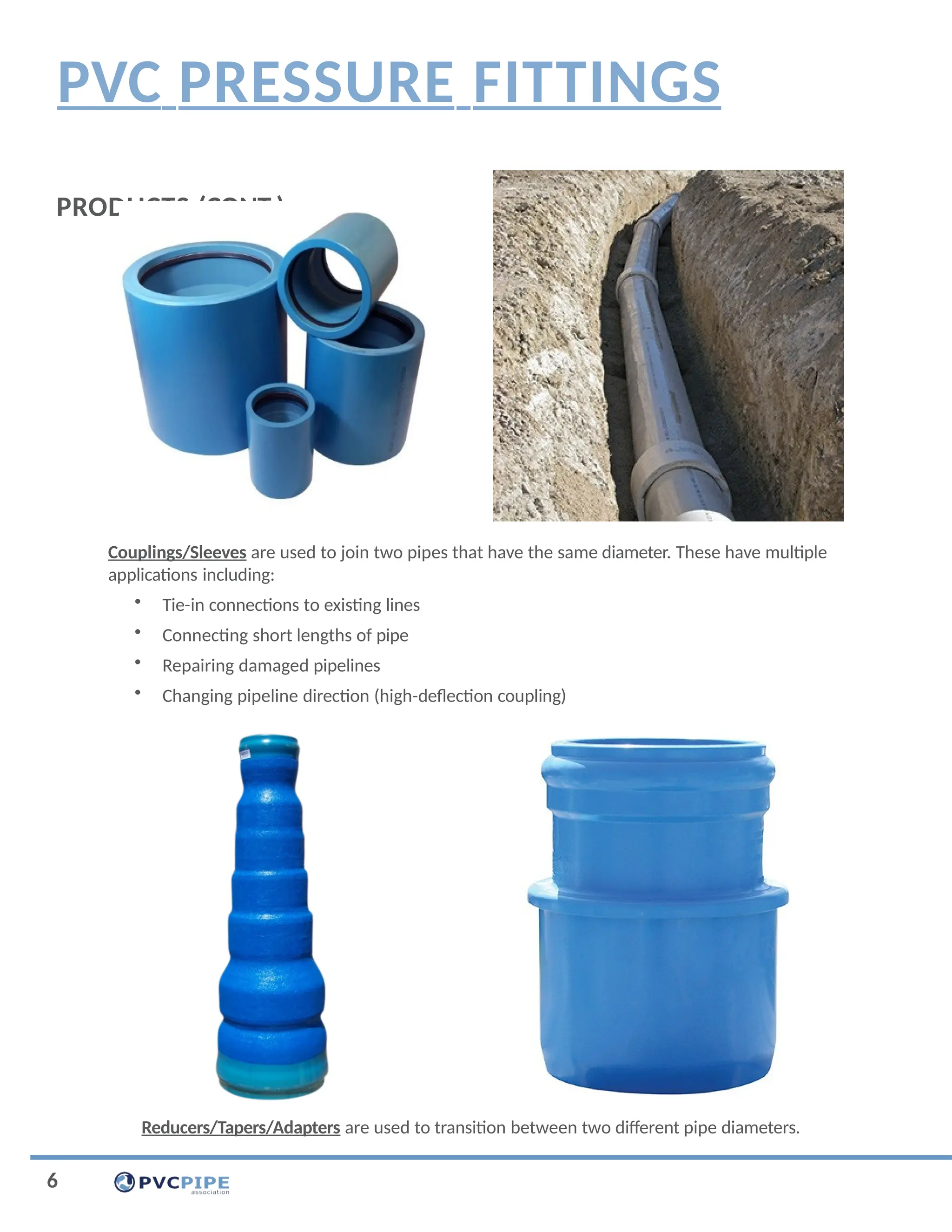 Guide For PVC Pressure Fittings - Uni Bell | PPTX