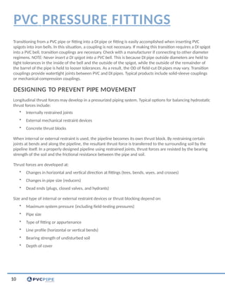 Guide For PVC Pressure Fittings - Uni Bell | PPTX