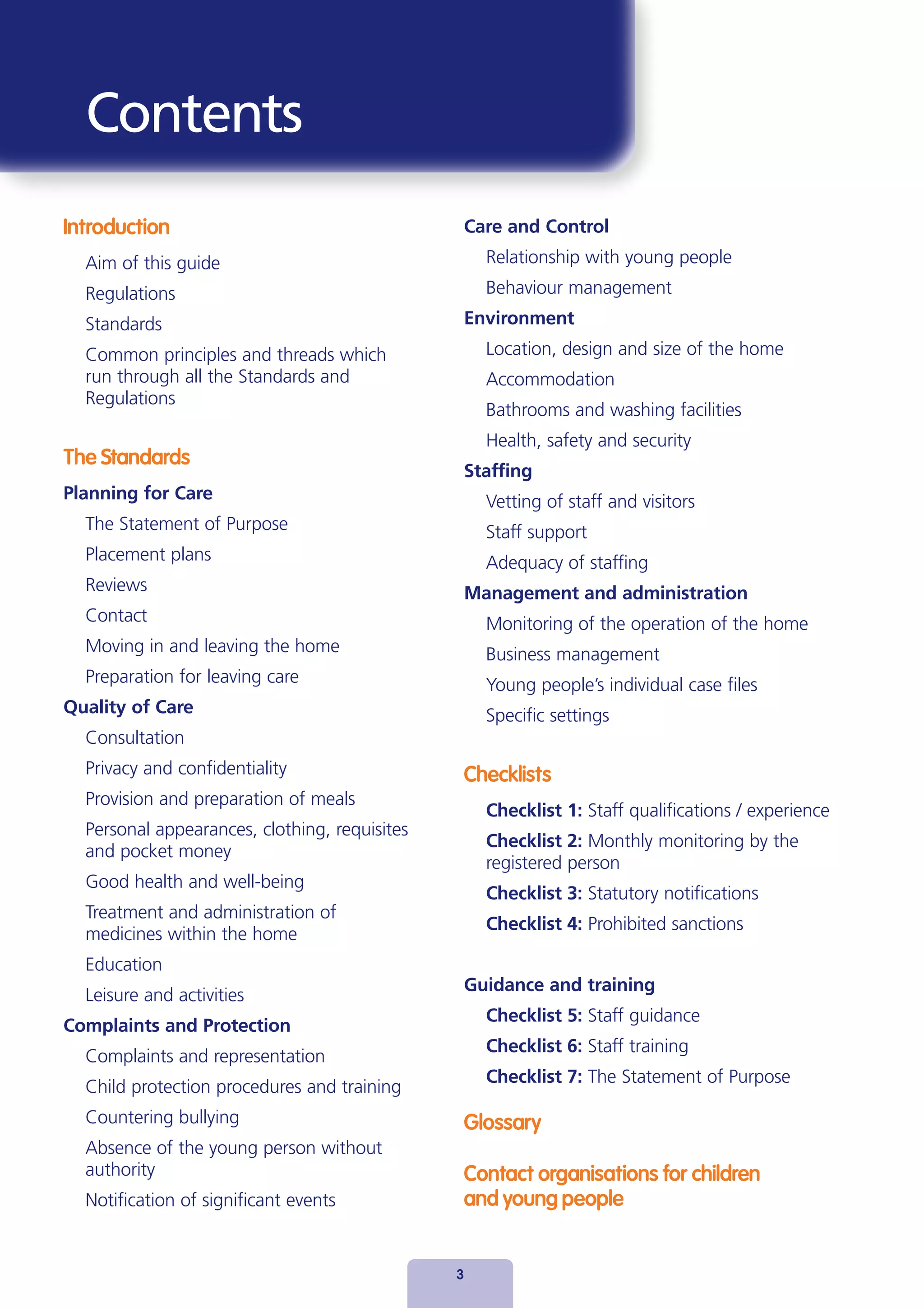 Guide For Staff On Childrens Homes Regulations And Standards | PDF
