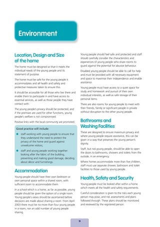 Guide For Staff On Childrens Homes Regulations And Standards | PDF