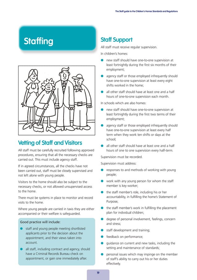 Guide For Staff On Childrens Homes Regulations And Standards | PDF ...