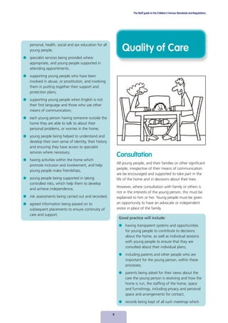 Guide For Staff On Childrens Homes Regulations And Standards | PDF