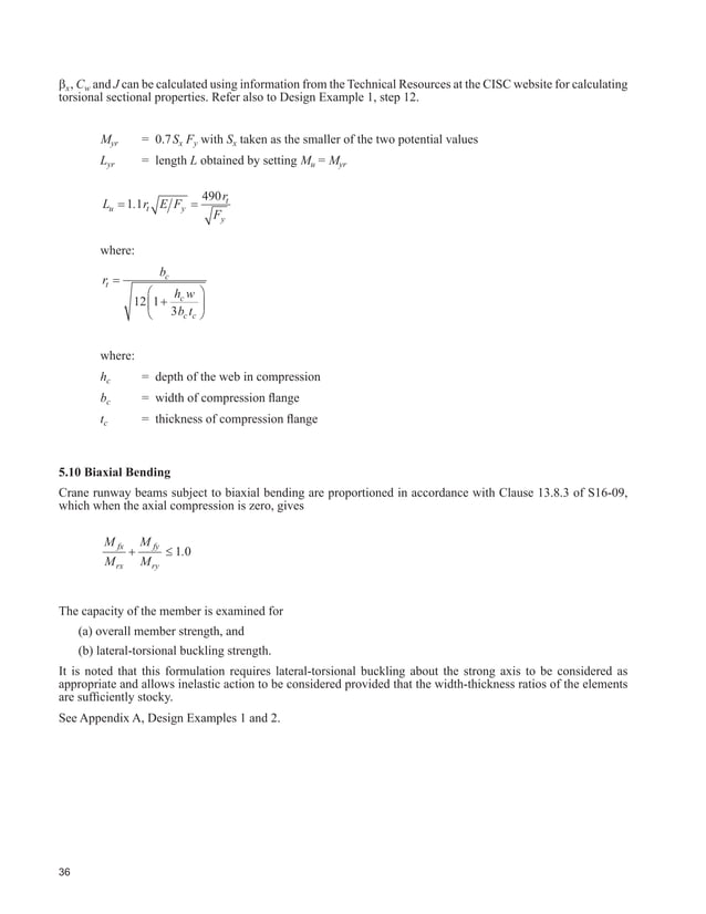 Guide for the design of crane supporting steel structures | PDF | Civil ...