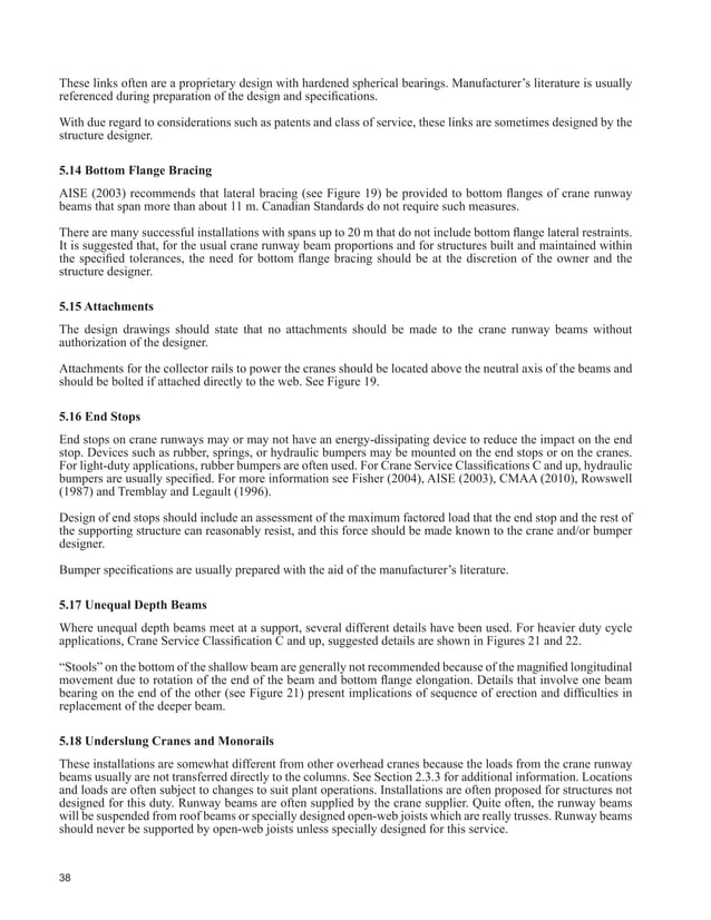 Guide for the design of crane supporting steel structures | PDF | Civil ...