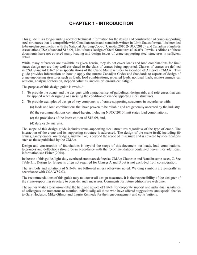 Guide for the design of crane supporting steel structures | PDF | Civil ...
