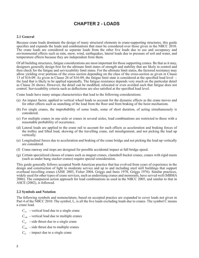 Guide for the design of crane supporting steel structures