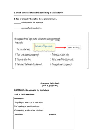 Guide for the final english exam level 2 | DOC